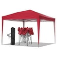 Outdoor Basic Portable 10x10 Feet Easy Fold Pop Up Canopy Tent, Instant ...