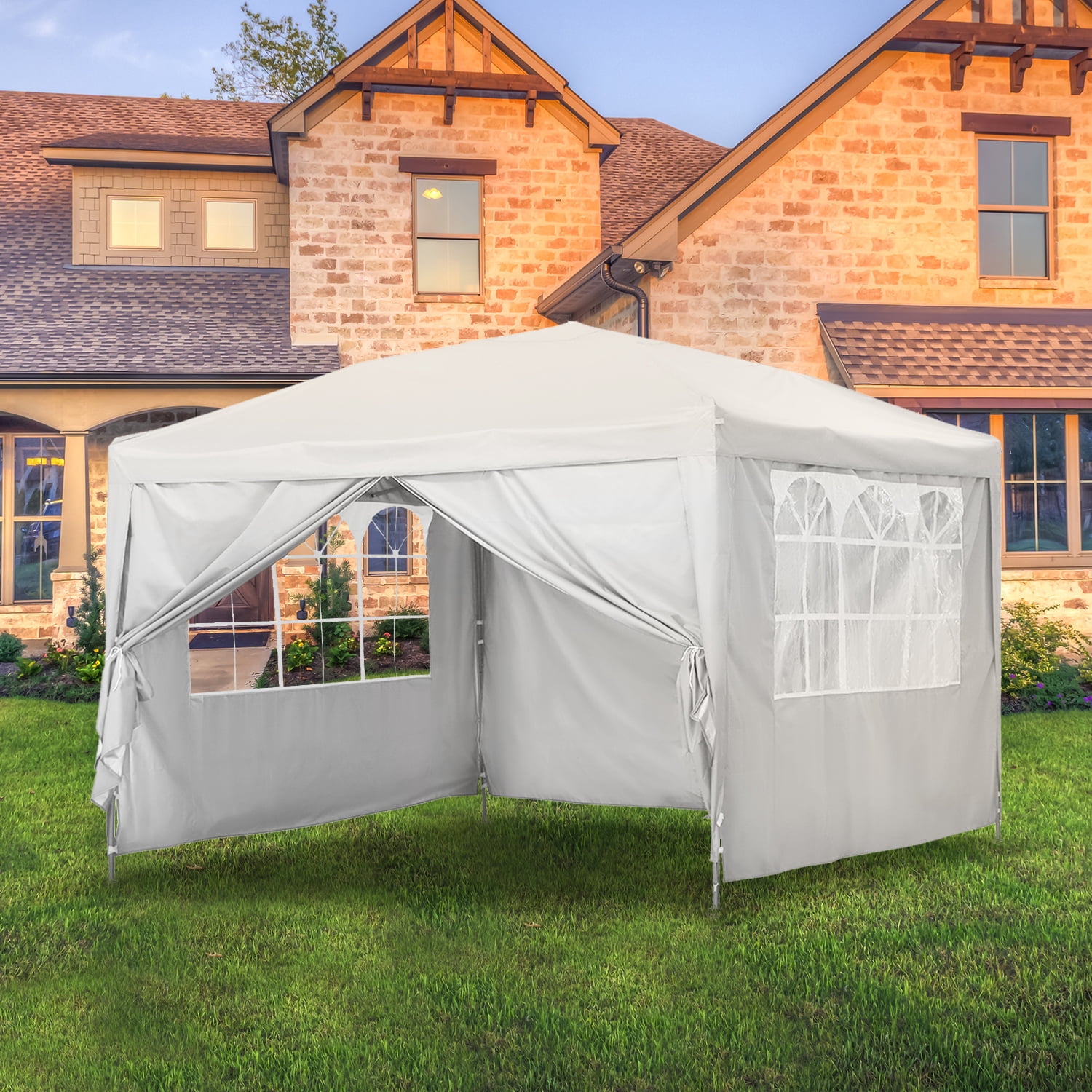 Outdoor Basic 10x10 Ft Outdoor Pop Up Canopy Tent Instant Shelter Pop ... Outdoor Basic 10x10 Ft Outdoor Pop Up Canopy Tent Instant Shelter Pop ...