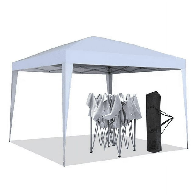 Outdoor Basic 10x10 ft Pop Up Canopy Tent Instant Shelter Pop-Up Sun ... Outdoor Basic 10x10 ft Pop Up Canopy Tent Instant Shelter Pop-Up Sun ...