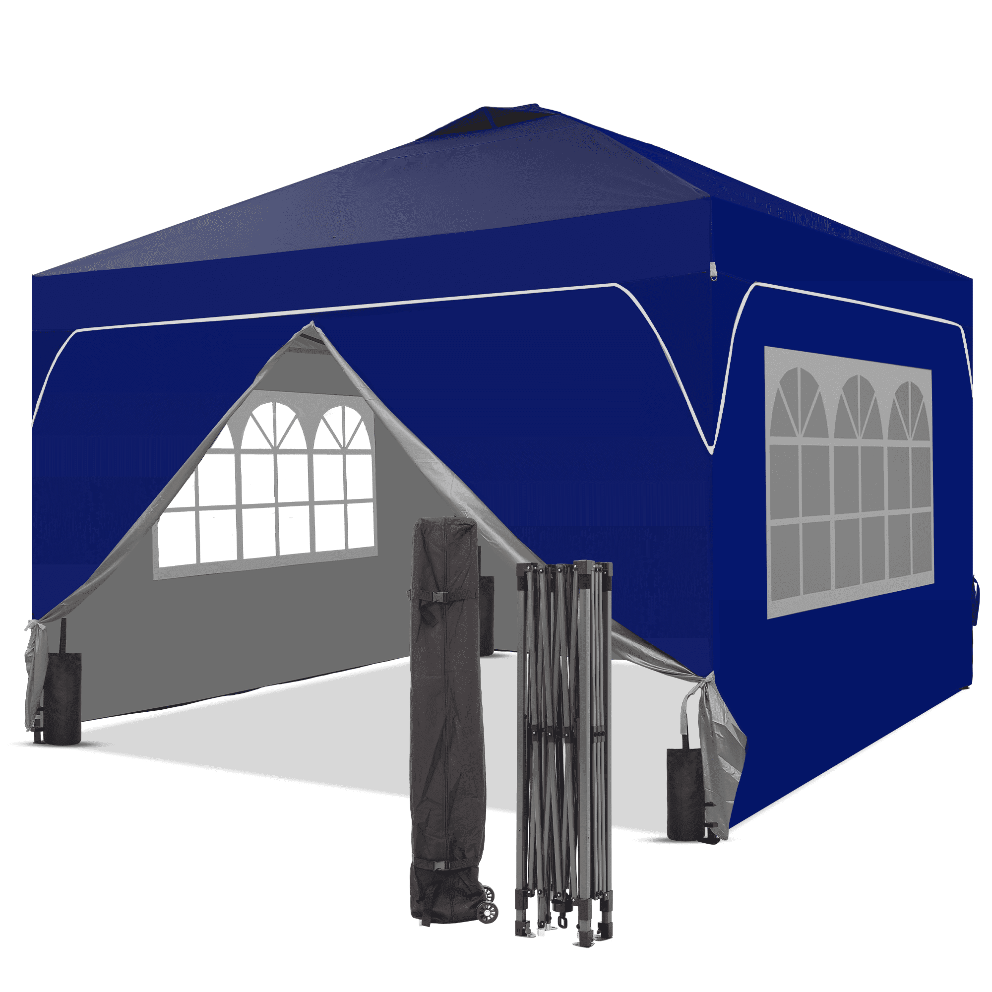 Outdoor Basic 12x12 Pop Up Canopy Tent with One Push Setup, Easy to ...