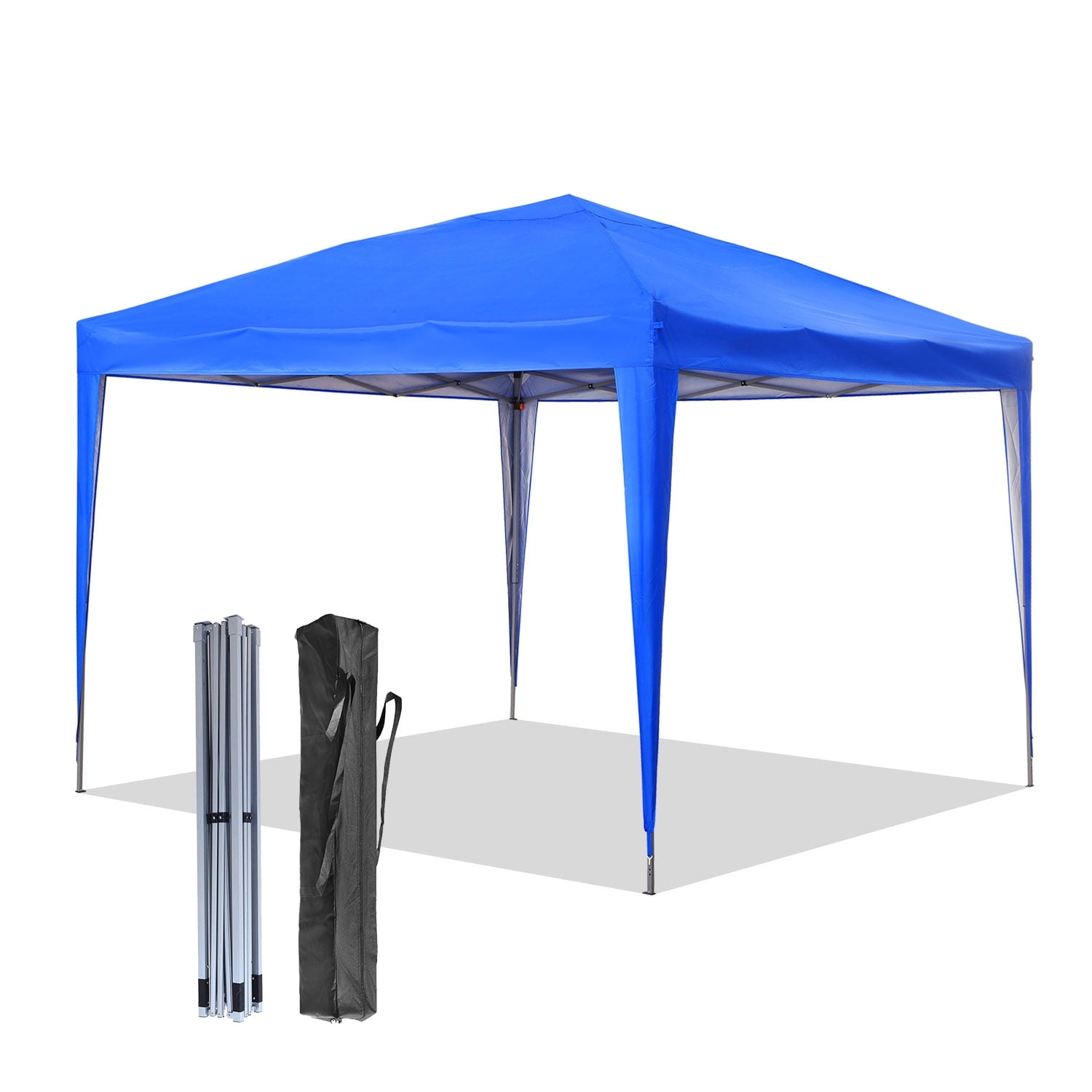 Outdoor Basics 10ft Easy Pop Up Canopy Tent, Sun Shelter, Carry Bag ...