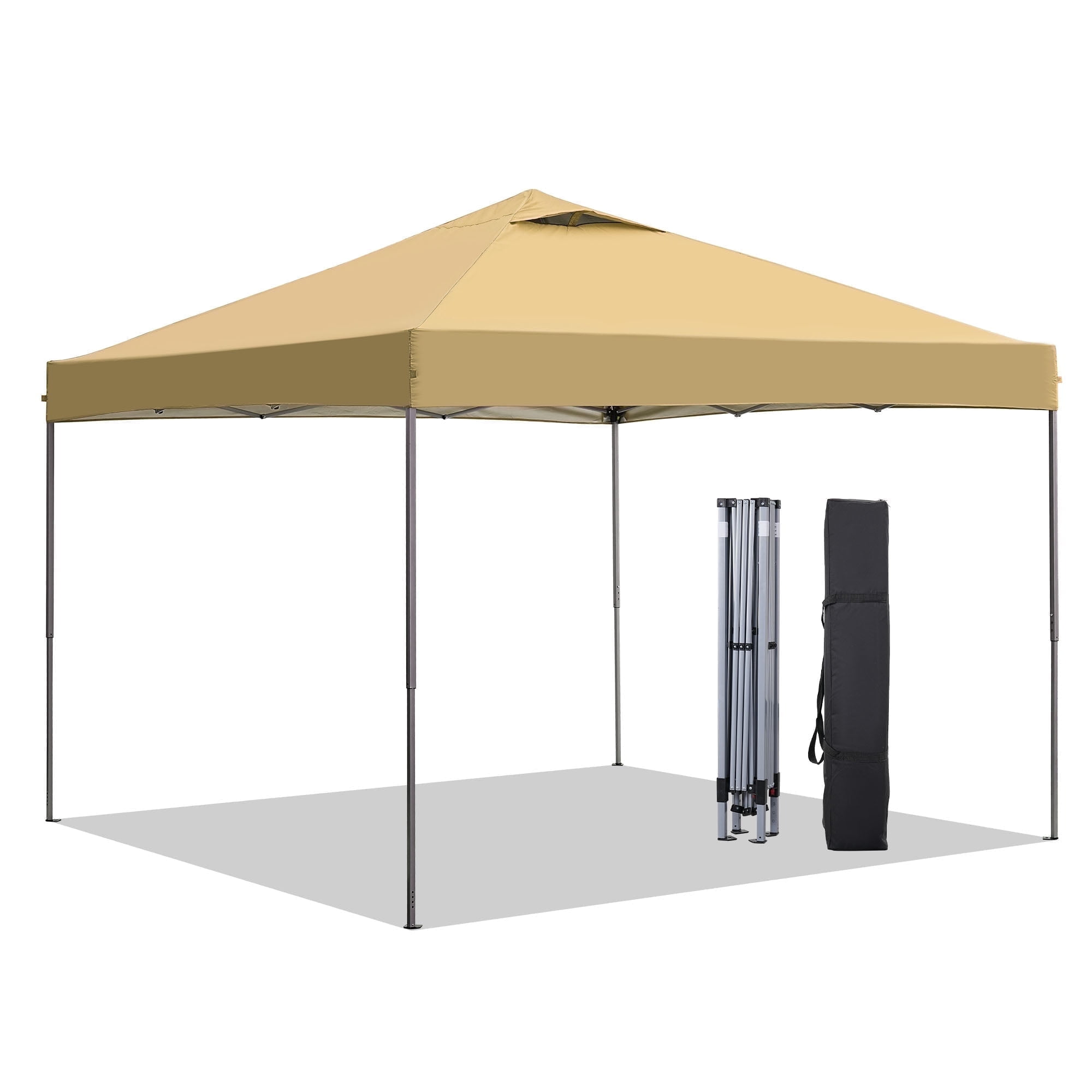 Outdoor Basics 10x10ft Pop Up Canopy Tent with Carry Bag, Ideal for ...