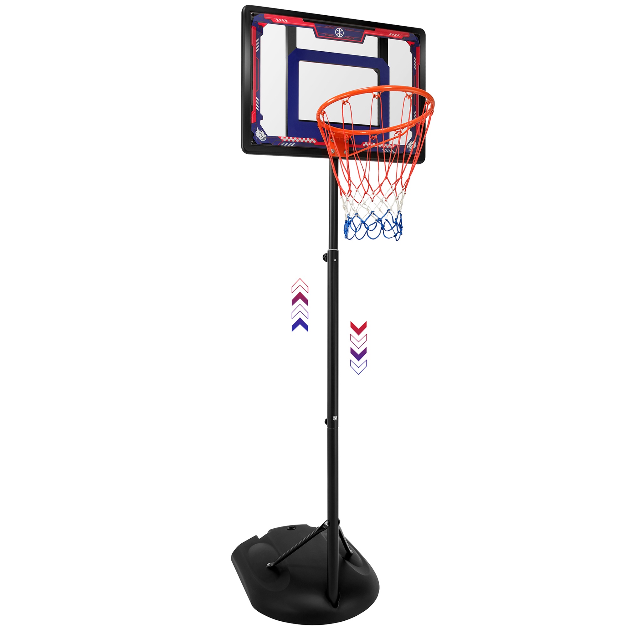 Miniyam Basketball Hoop, 4.8-7.7ft Height Adjustable Basketball Hoop ...