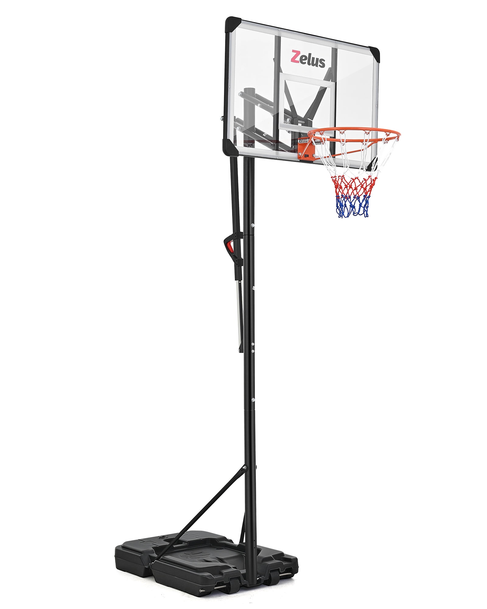 Outdoor Basketball Hoop System 5.5-10 ft Adjustable Height with Weight ...