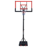 Anymay Portable Basketball Hoop Outdoor with 44in Polycarbonate ...