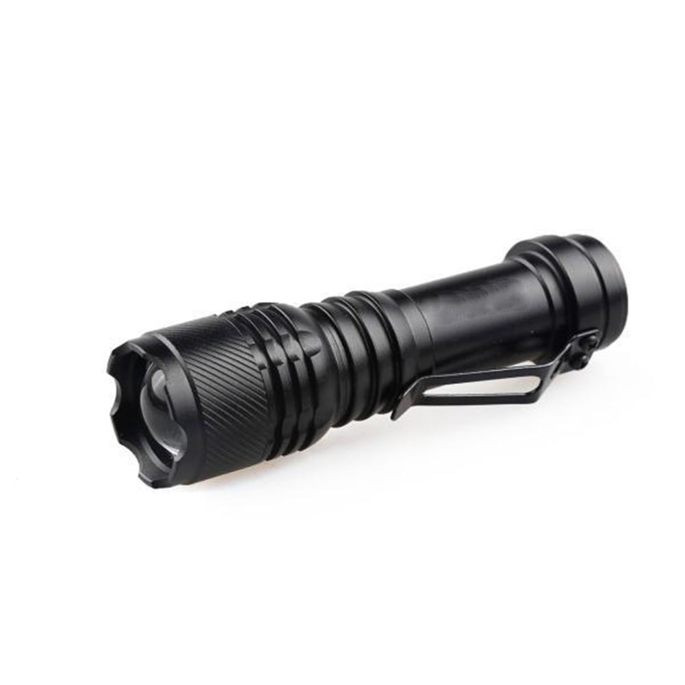 Outdoor Battery Powered 3 Modes LED Flashlight Zoomable Mini Torch ...