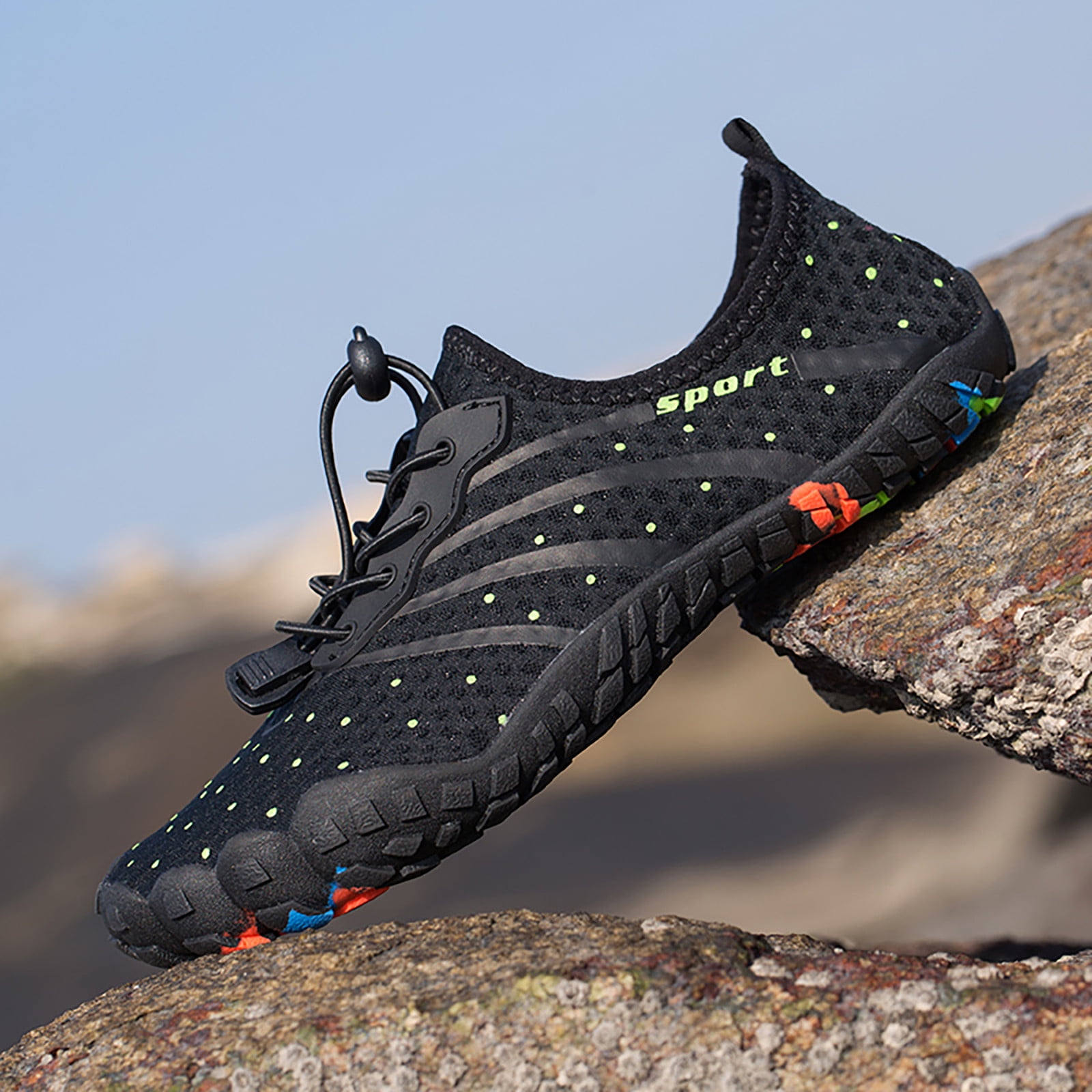 Clearance Outdoor Beach Swimming Shoes Non-slip Set Foot Diving Shoes ...