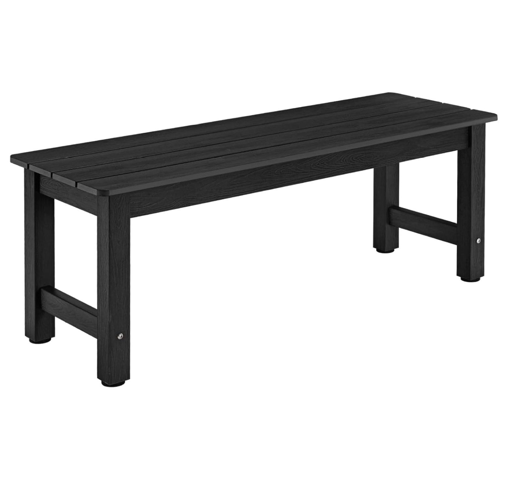 Outdoor Bench, 2-Person Lumber Garden Bench, All-Weather Patio Bench ...