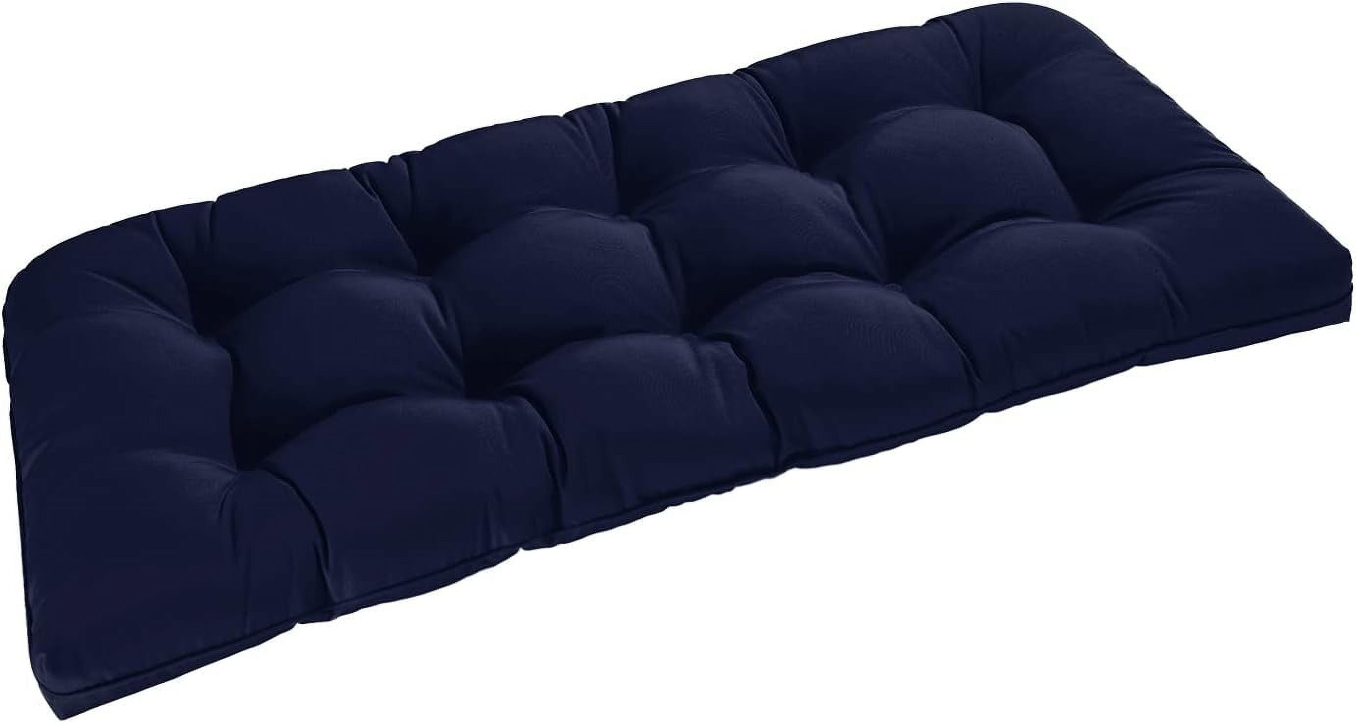 Outdoor Bench Cushion for Patio Furniture, Waterproof Tufted ...