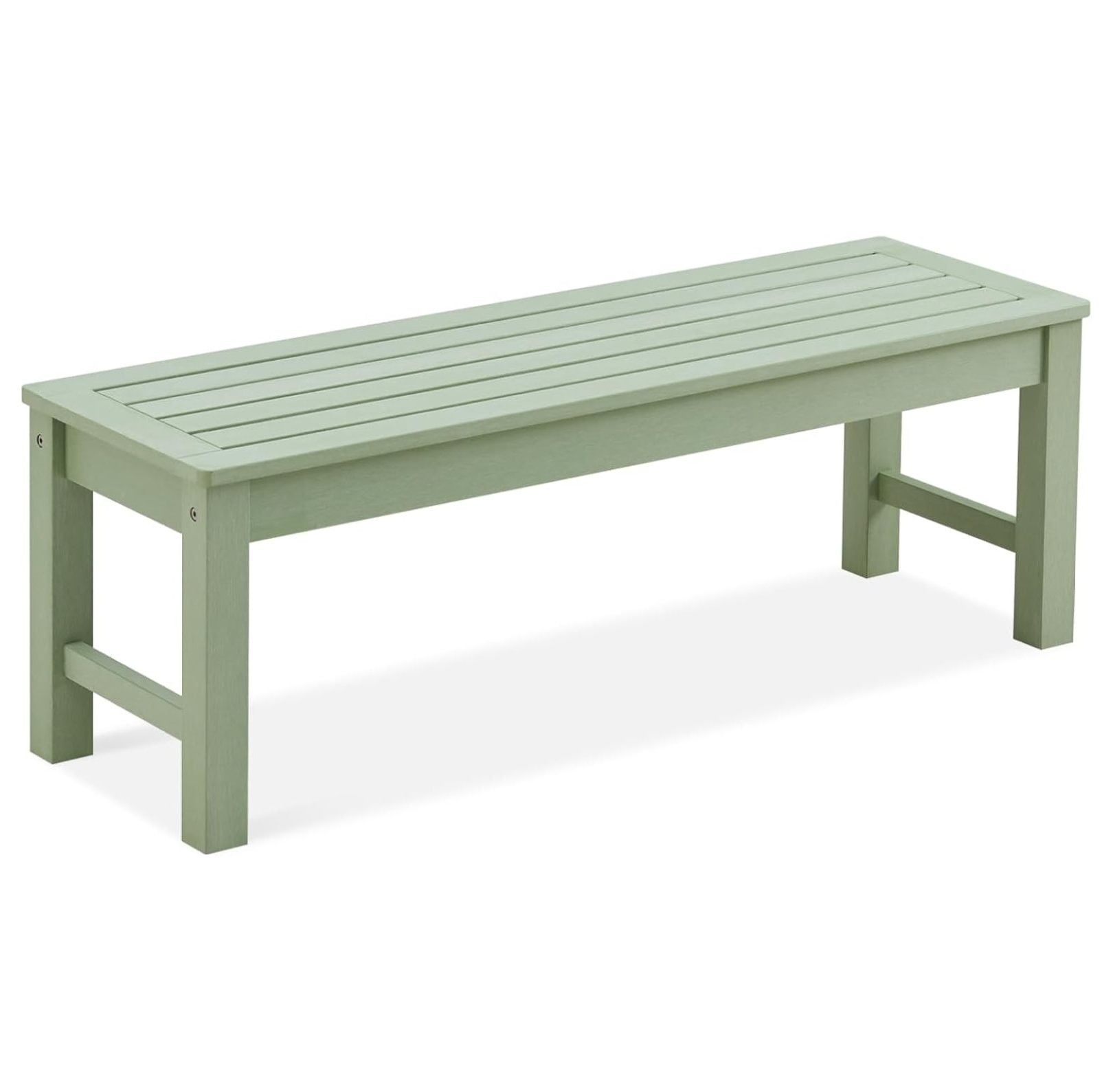 Outdoor Bench, Two Person Lumber Porch Bench, Weatherproof Garden Bench ...