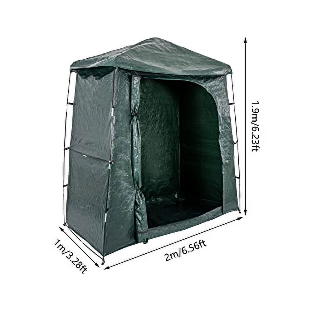 Outdoor Bike Storage Shed Storage Tent Waterproof Garden Backyard Storage Buildings Sheds Heavy ...