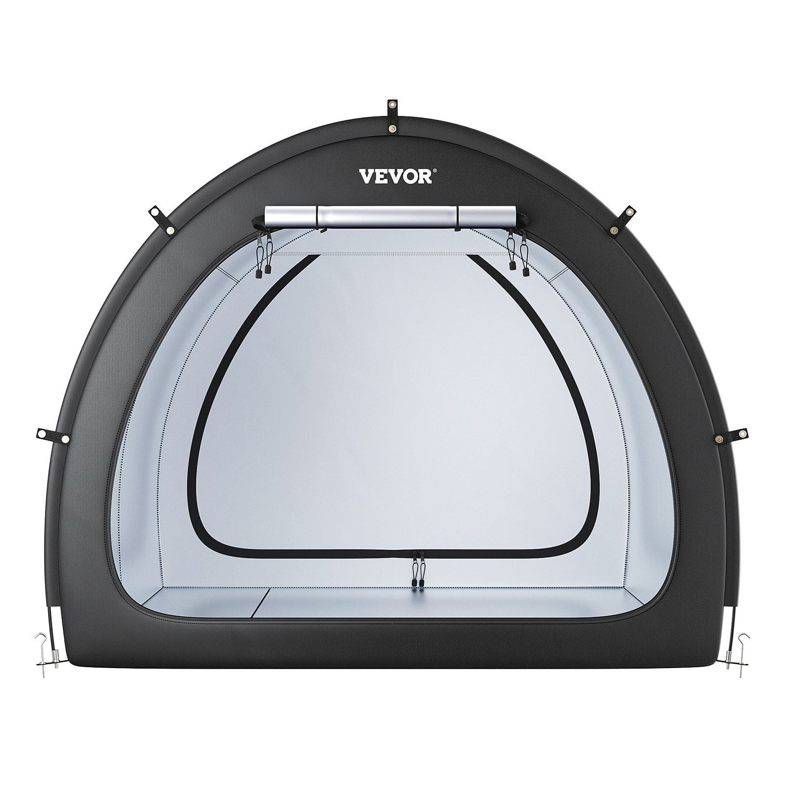 Outdoor Bike Storage Tent, Fan-Shaped Waterproof Bicycle Shelter with ...