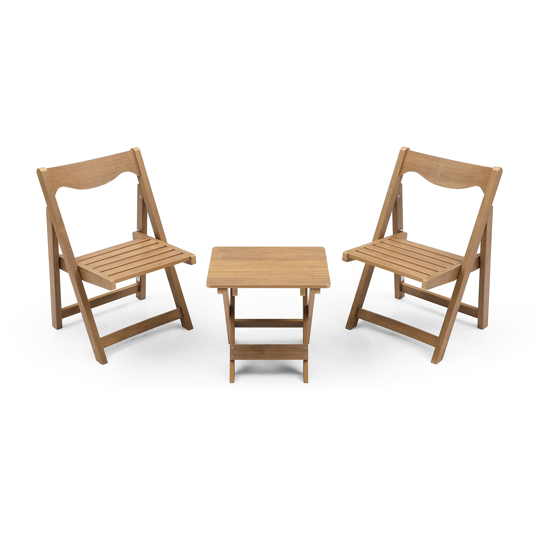 Outdoor Bistro Crafted From Hips With 2 Chairs And Rectangular Table ...