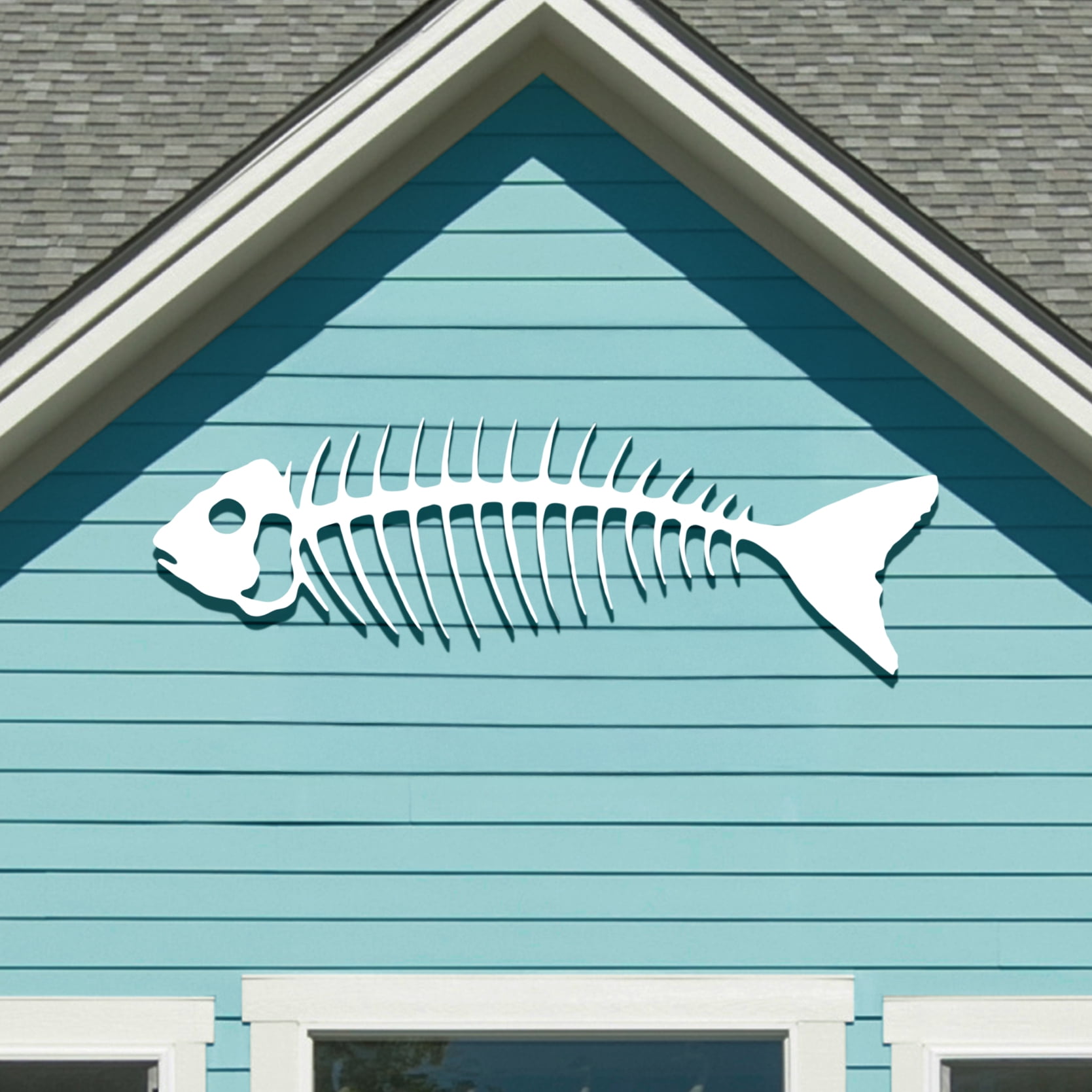 JennyGems Bonefish Wall Art, Weatherproof Paintable PVC Nautical Fish ...