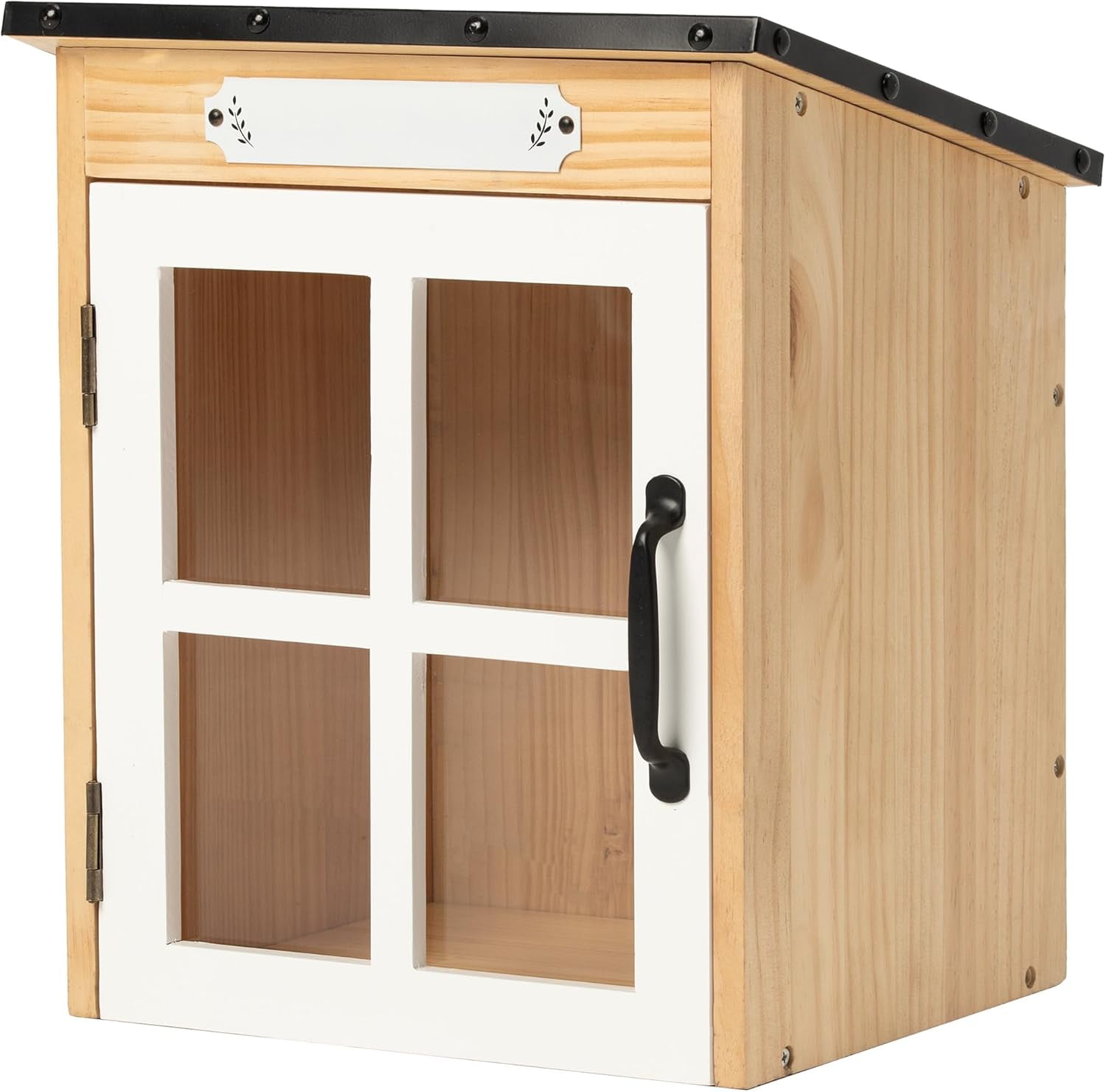 Outdoor Book Sharing Box: Natural Wood Library Box with Reinforced ...