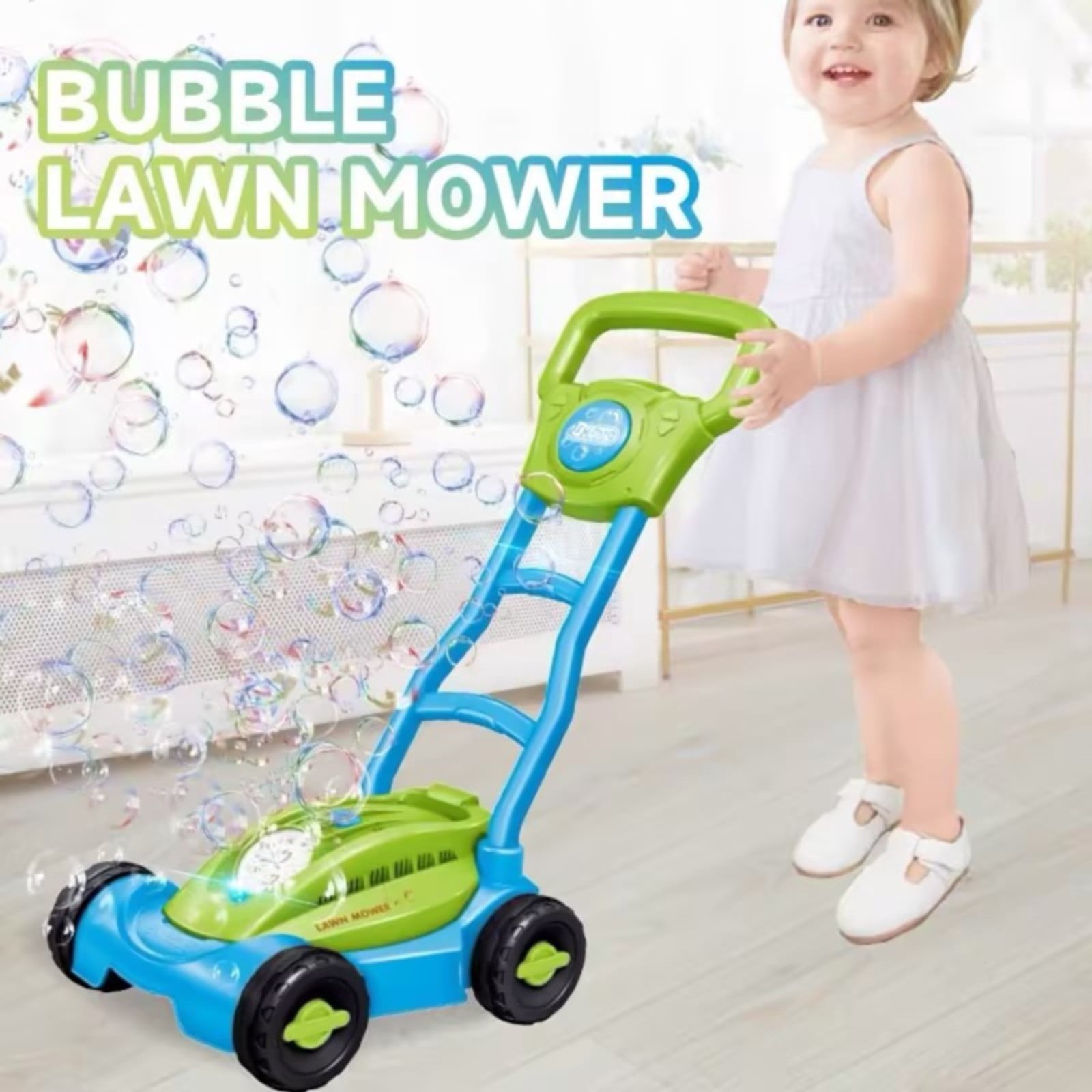 Outdoor Bubble Mower Hand Automatic Bubble Blower Patio Garden Party ...