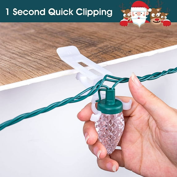 Outdoor C9 LED Strawberry Christmas Lights 68ft, Warm White 100-Count ...