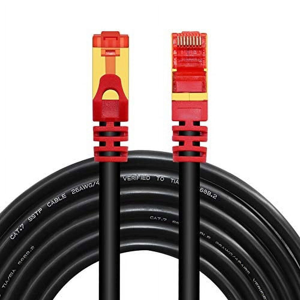 Outdoor CAT 7 Ethernet Cable 50ft/15m,Yeung Qee CAT7 ethernet Cable ...
