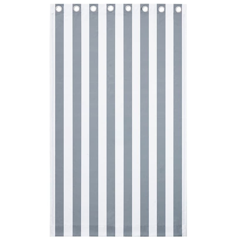 Outdoor Cabana Stripe Window Panels with Grommets - 96" - Walmart.com