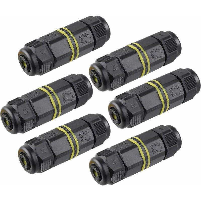 Outdoor Cable Connector for Waterproof Junction Box - 6 Pack Outdoor ...