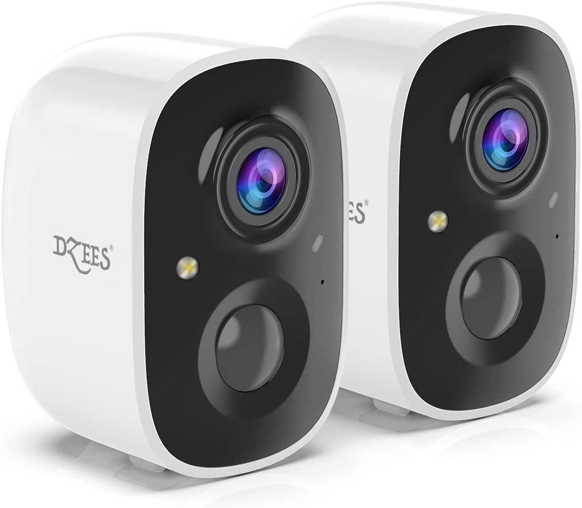 Outdoor Camera Wireless, 2K Battery Powered WiFi Surveillance Camera ...