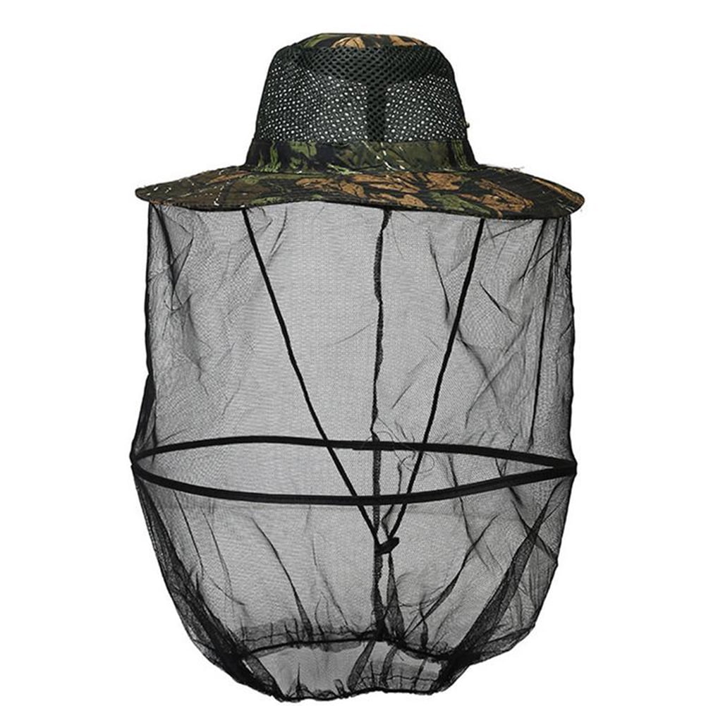 Outdoor Camo/Camouflage Large 13.7 inch Brim Beekeeper Beekeeping Anti-Mosquito Bees Bee Bug ...