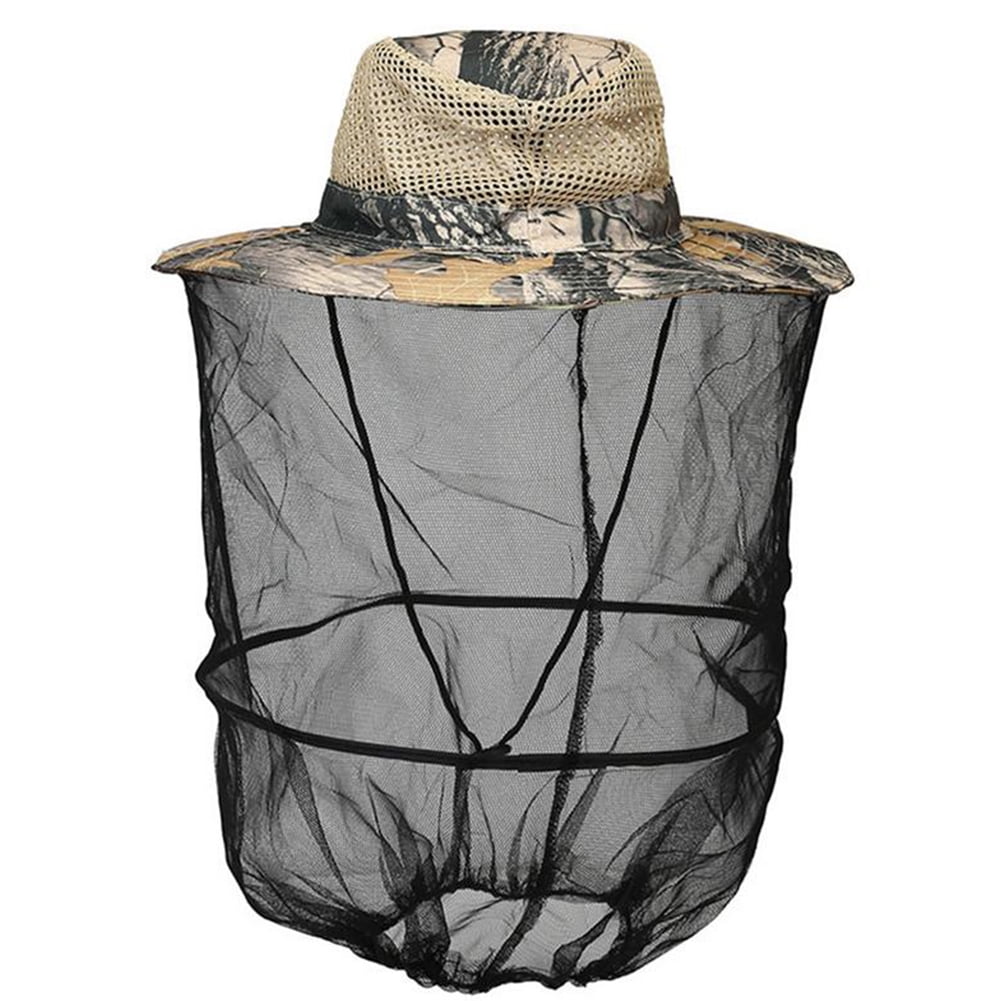 Outdoor Camo/Camouflage Large 13.7 inch Brim Beekeeper Beekeeping Anti ...