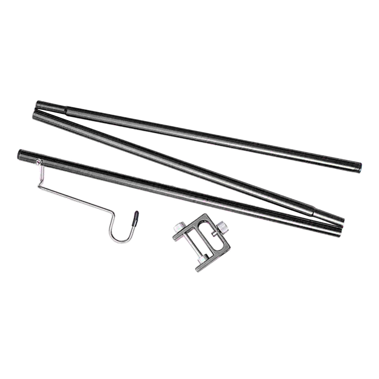 Outdoor Camp Folding Lamp Post Pole Hanging Light Holder Stand Single ...