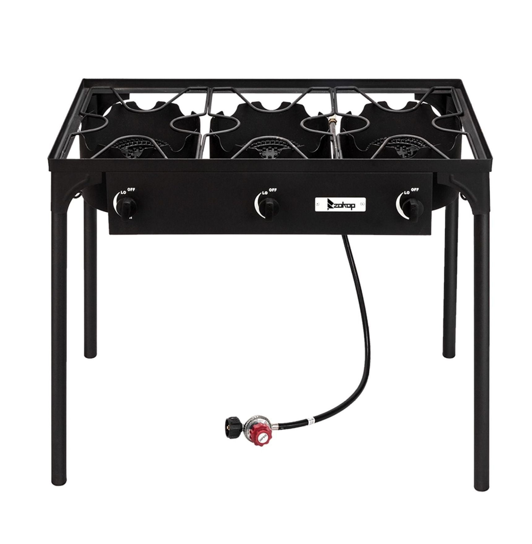 Outdoor Camp Stove High Pressure Propane Gas Cooker Portable Cast Iron ...