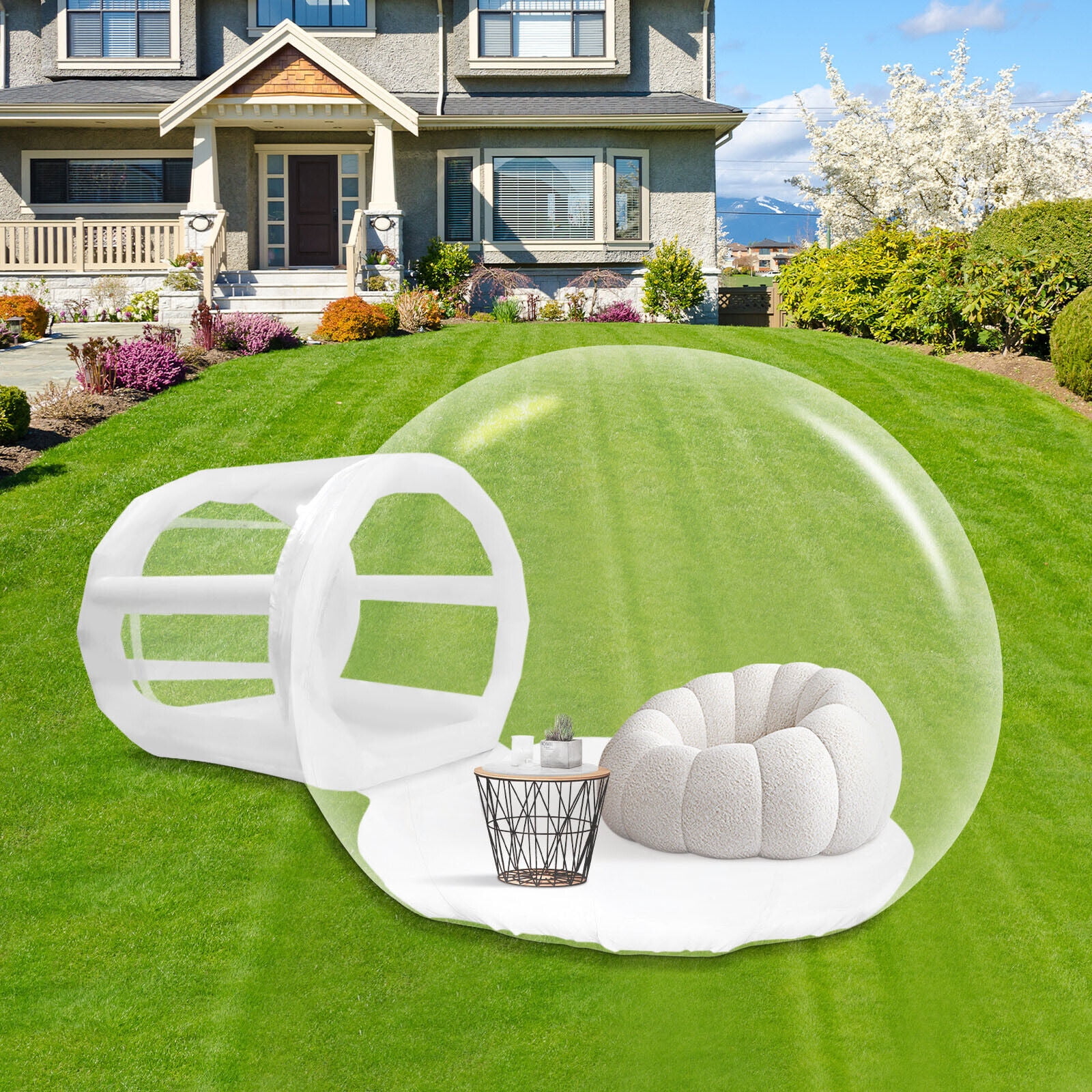 Outdoor Camper Inflatable Bubble House 3M Outdoor PVC Bubble Tent W ...