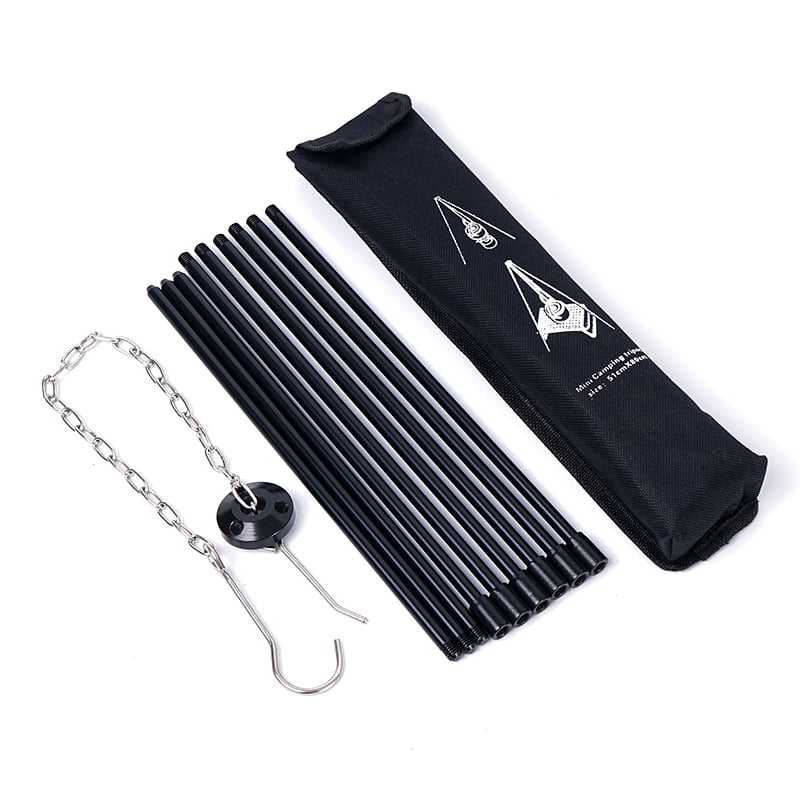 Outdoor Campfire Tripod Camping Portable Folding Barbecue Grill ...