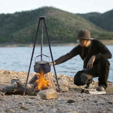 Camp Chef Dutch Oven 50" Tripod, Steel Chain for Hanging Cookware ...