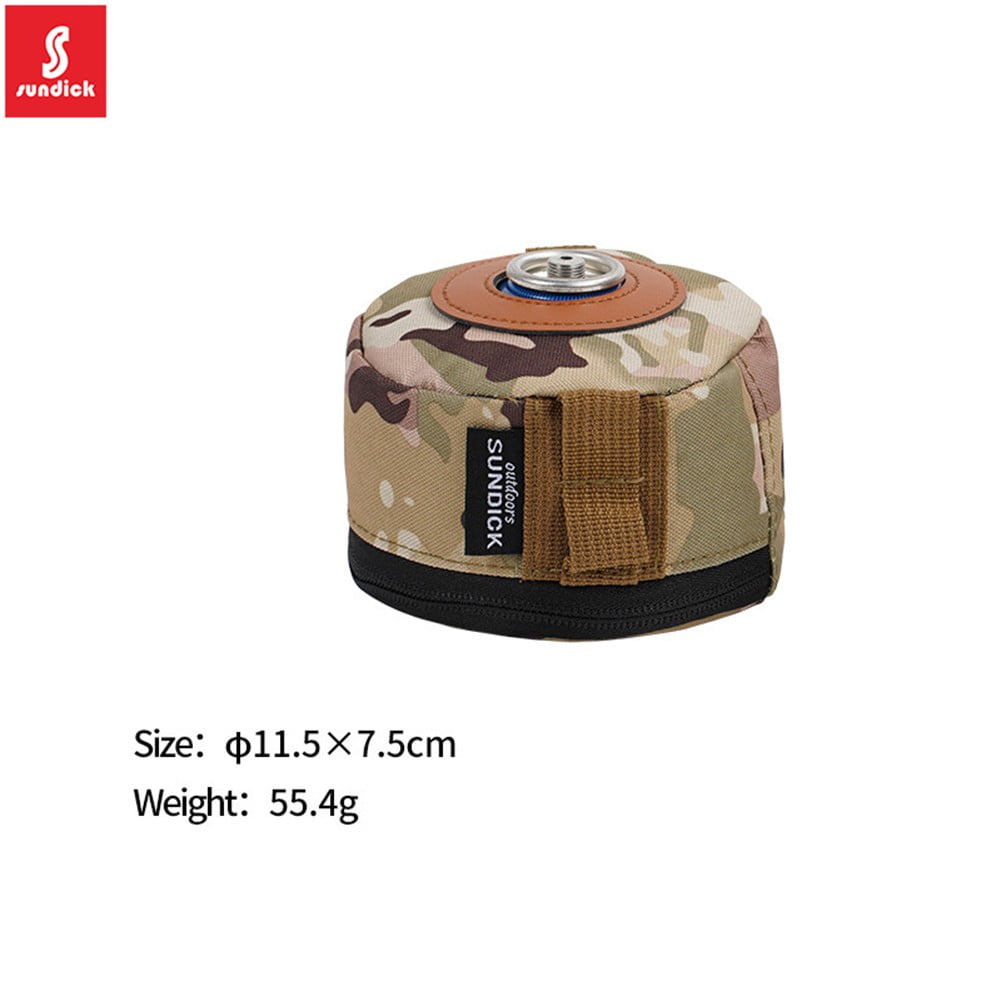 Outdoor Camping Fuel Canister Flat Gas Cylinder Tank Protector Cover ...