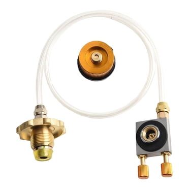 1X Gas Refill Adapter Stove Cylinder Butane Canister Tank Outdoor ...