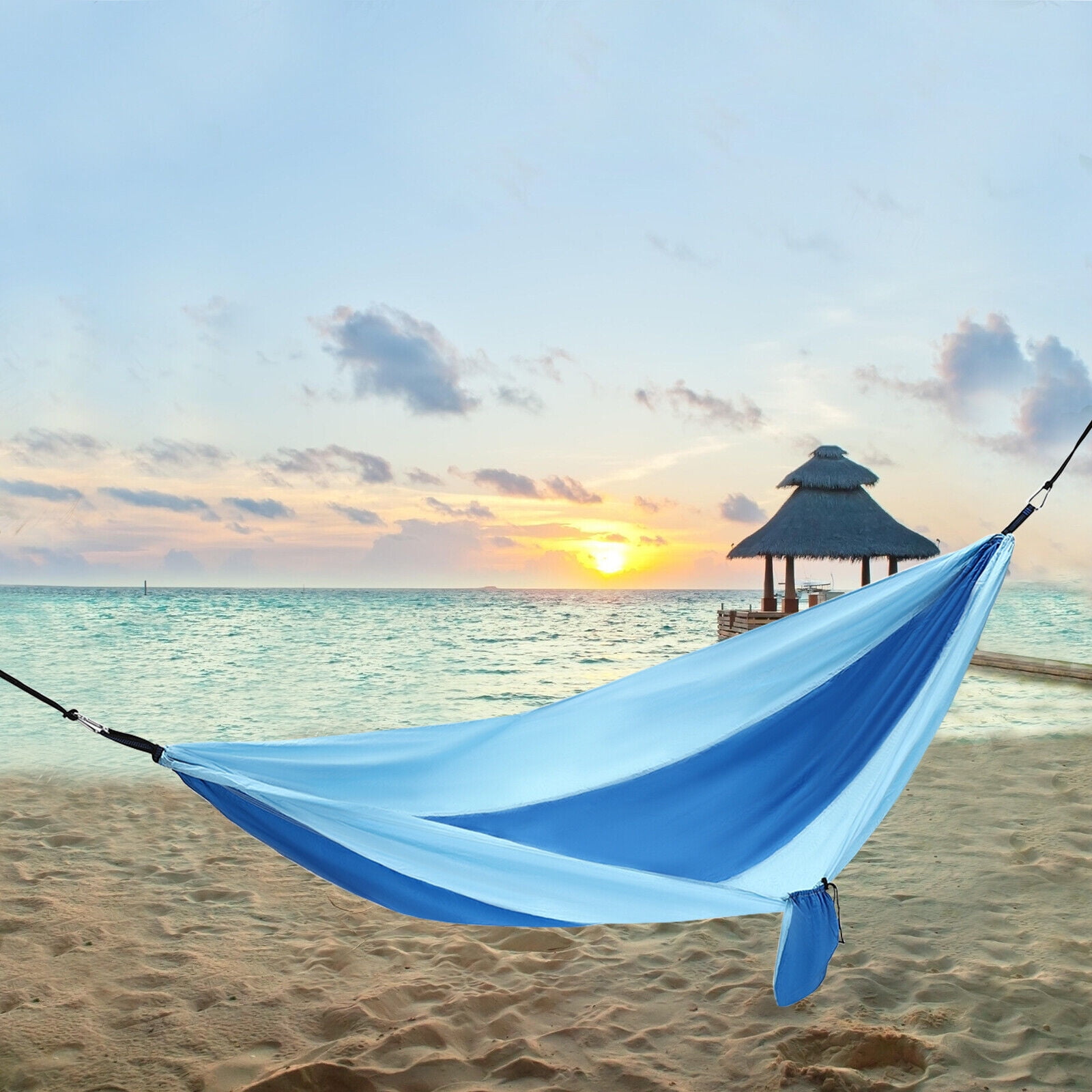 Outdoor Camping Hammocks Portable Lightweight with Strorage Bag Max ...