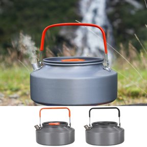 Redcamp Camping Kettle, Lightweight 0.9L Aluminum Water Pot, Compact ...