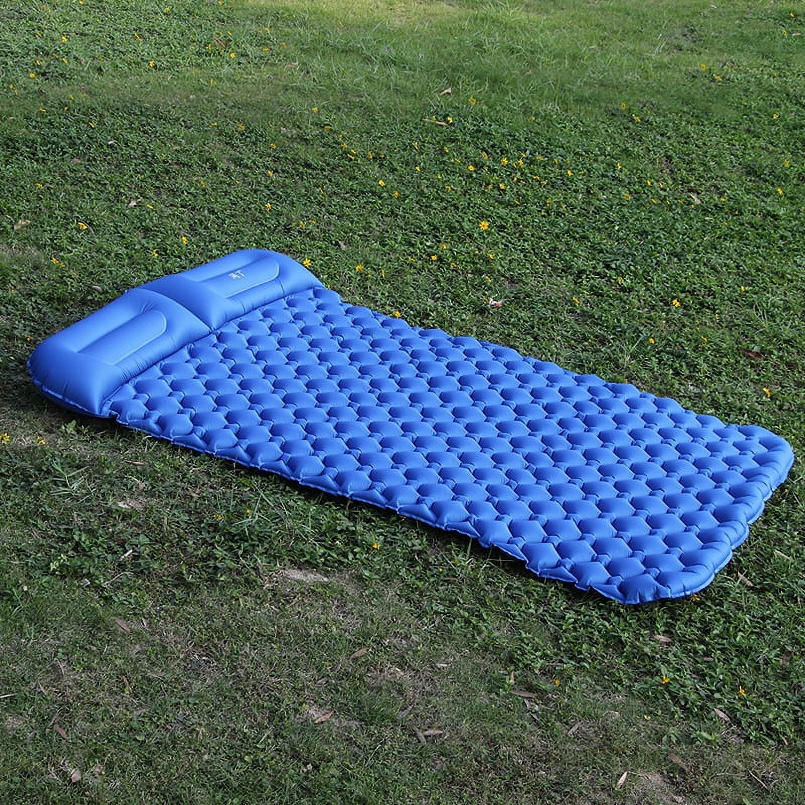 Outdoor Camping Mat Double Inflatable Sleeping Pad Extra Wide Tent ...