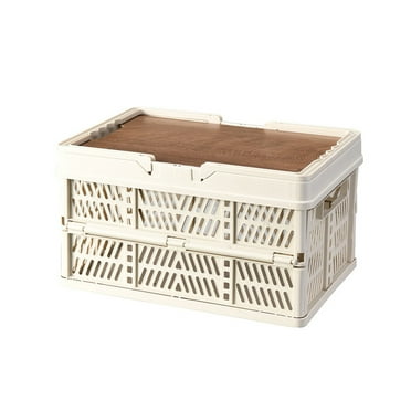 Folding Storage Camping Box, Multifunctional Plastic Storage Bins with ...