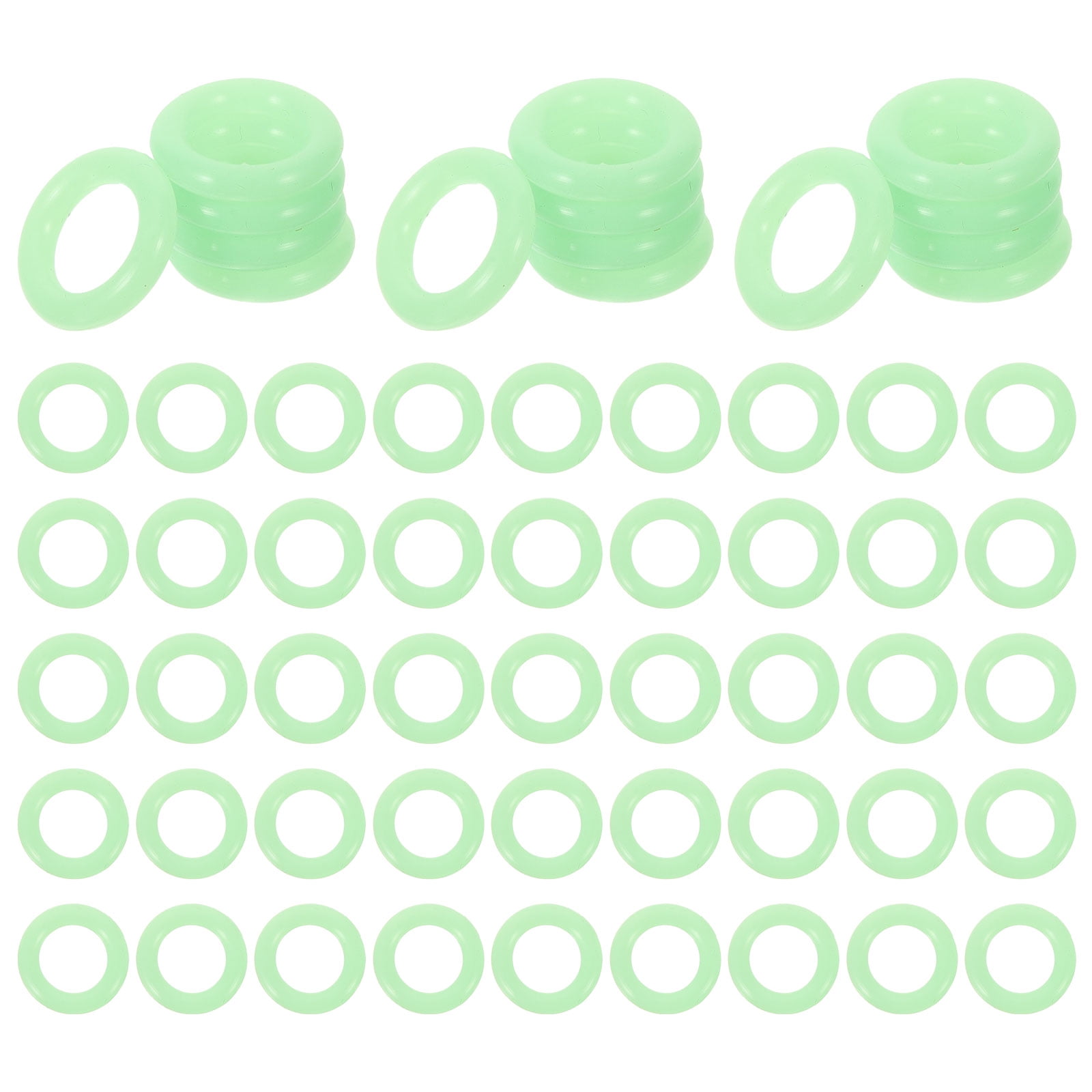 Outdoor Camping Nail Night Light Ring Silicone O-shaped Luminous ...