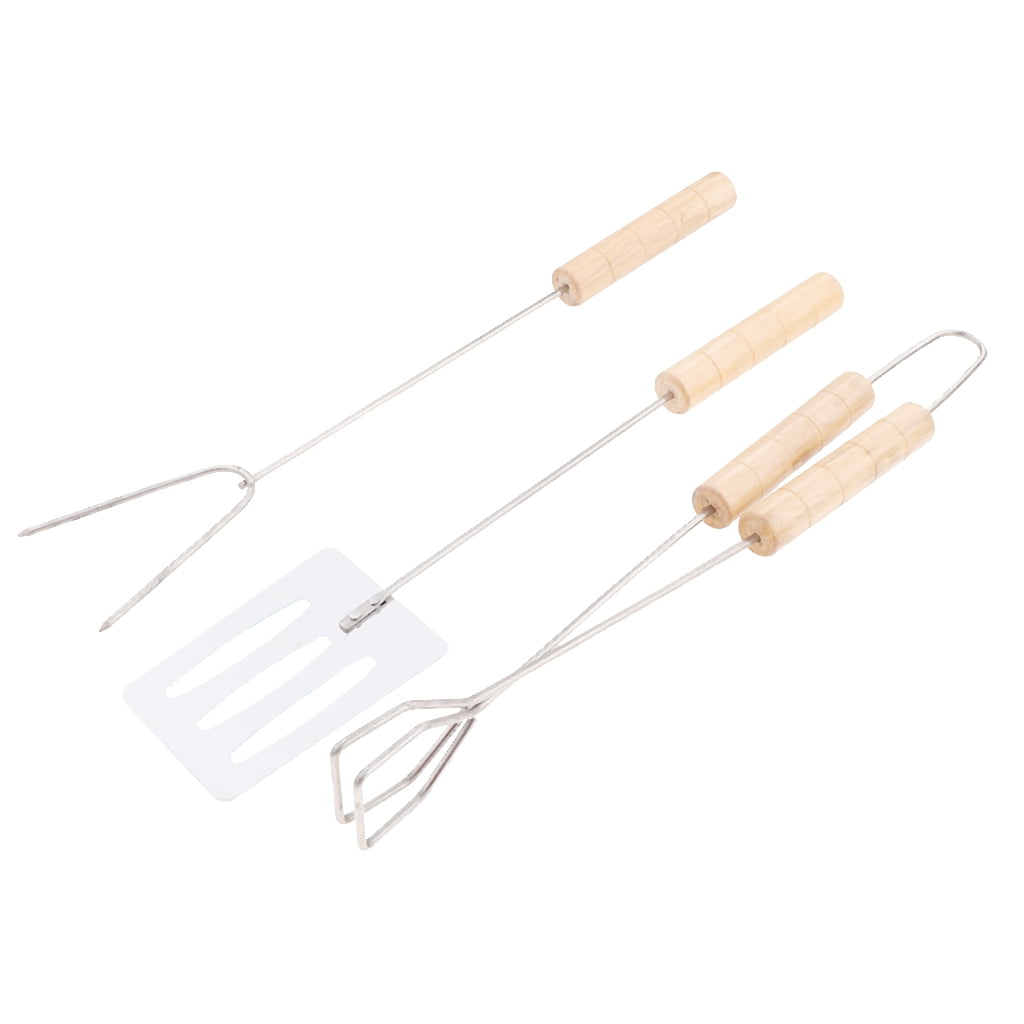 Outdoor Camping Picnic BBQ Fork Shovel Food Cooking Utensils - Walmart.com