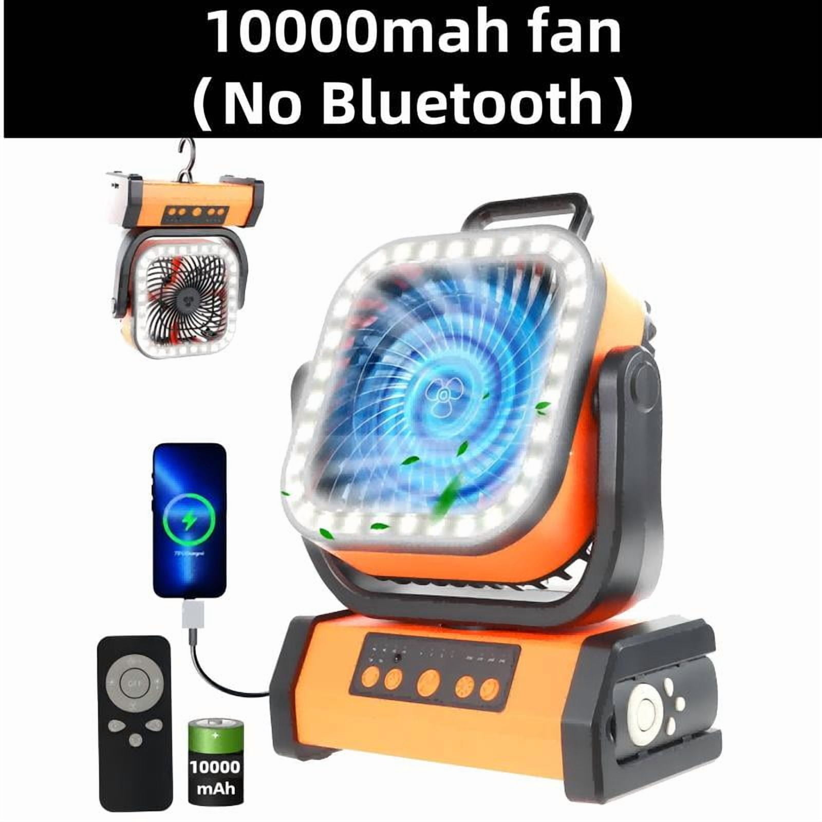 Outdoor Camping Tent Desk Room Portable 270° Rotation Oscillation Fan ...