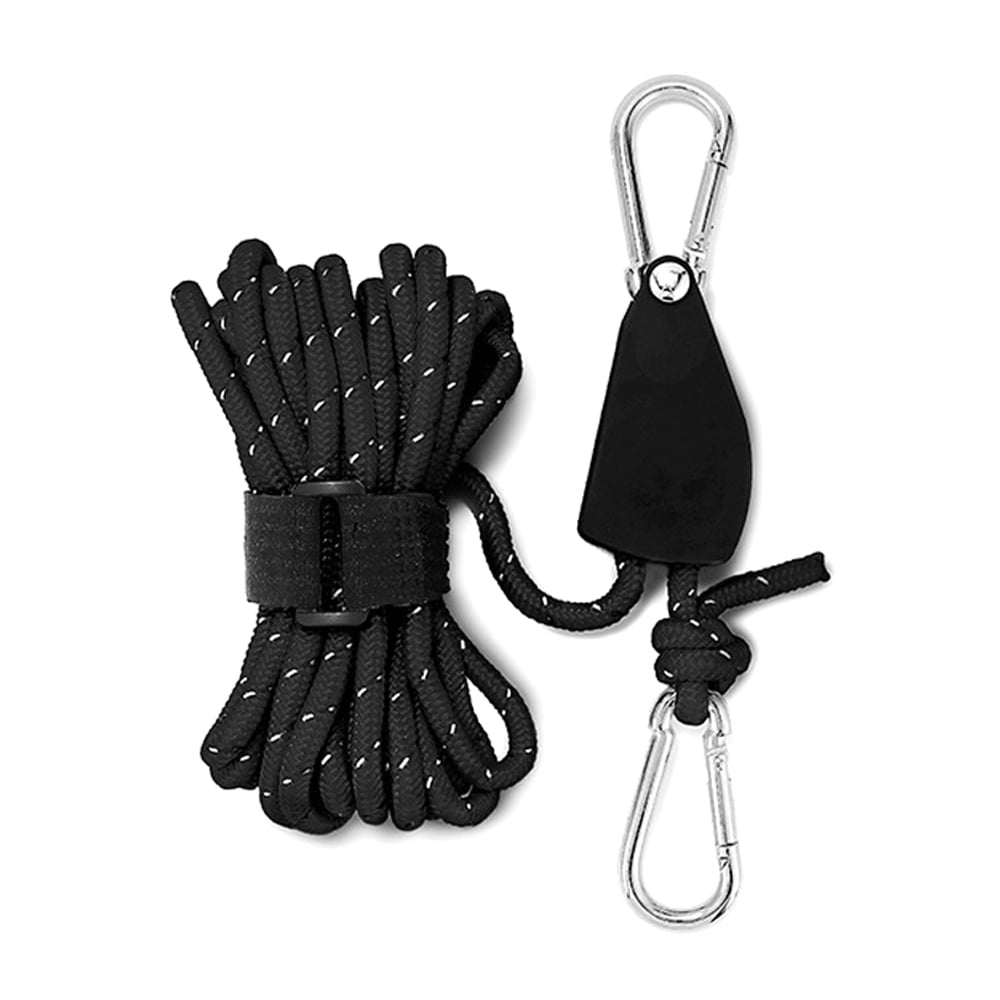 Outdoor Camping Thicken Pulley Rope Adjustable Tent Canopy Rope Lifting ...