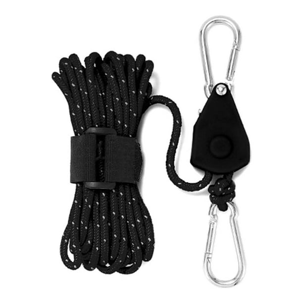 Outdoor Camping Thicken Pulley Rope Adjustable Tent Canopy Rope Lifting ...