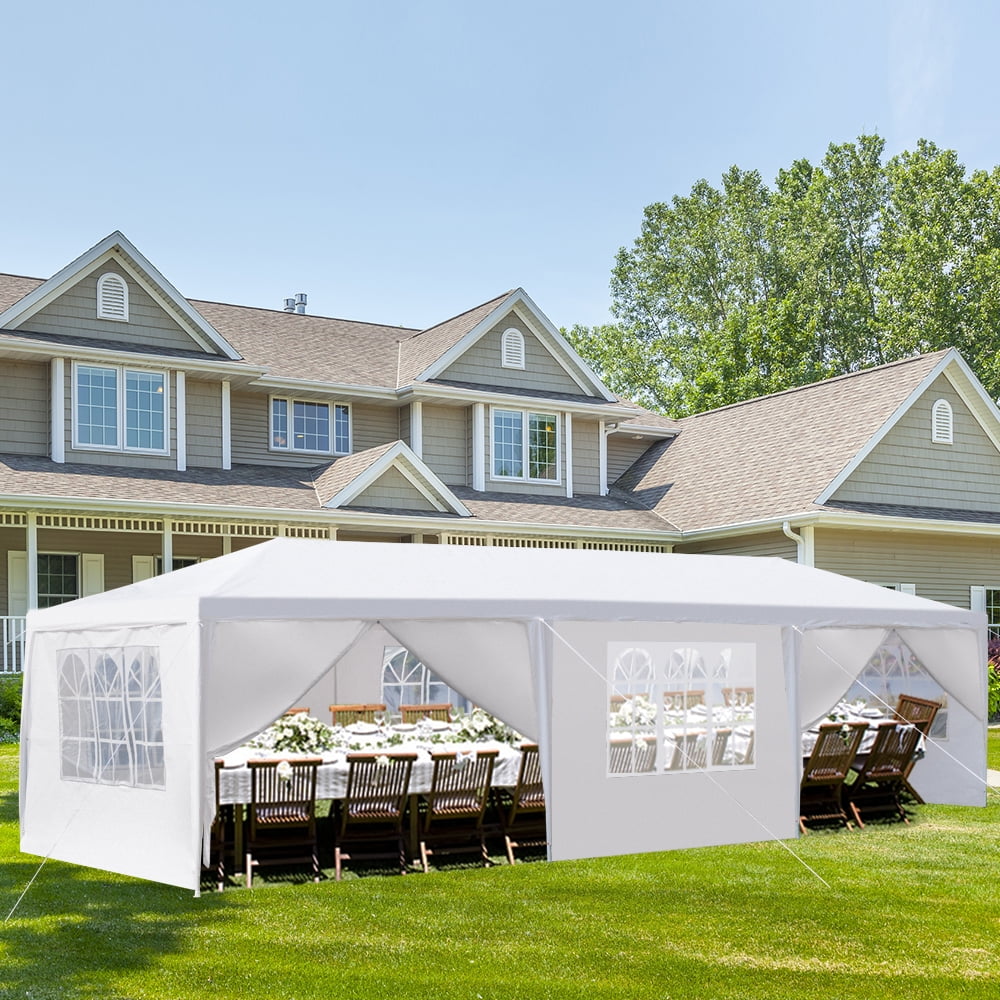 Outdoor Canopy 10*30ft Canopy Tent with 8 Sidewalls, Waterproof Canopy ...