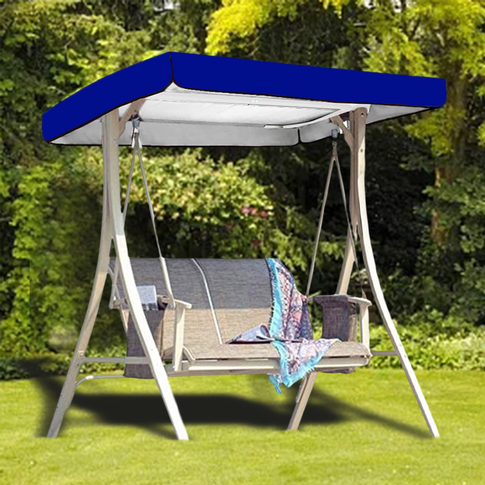 Outdoor Canopy Replacement Shade Cloth Swing Canopy Cover Rainproof ...