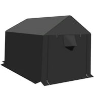 Patiowell Size Upgrade 10 x 8 ft. Outdoor Storage Metal Shed with ...