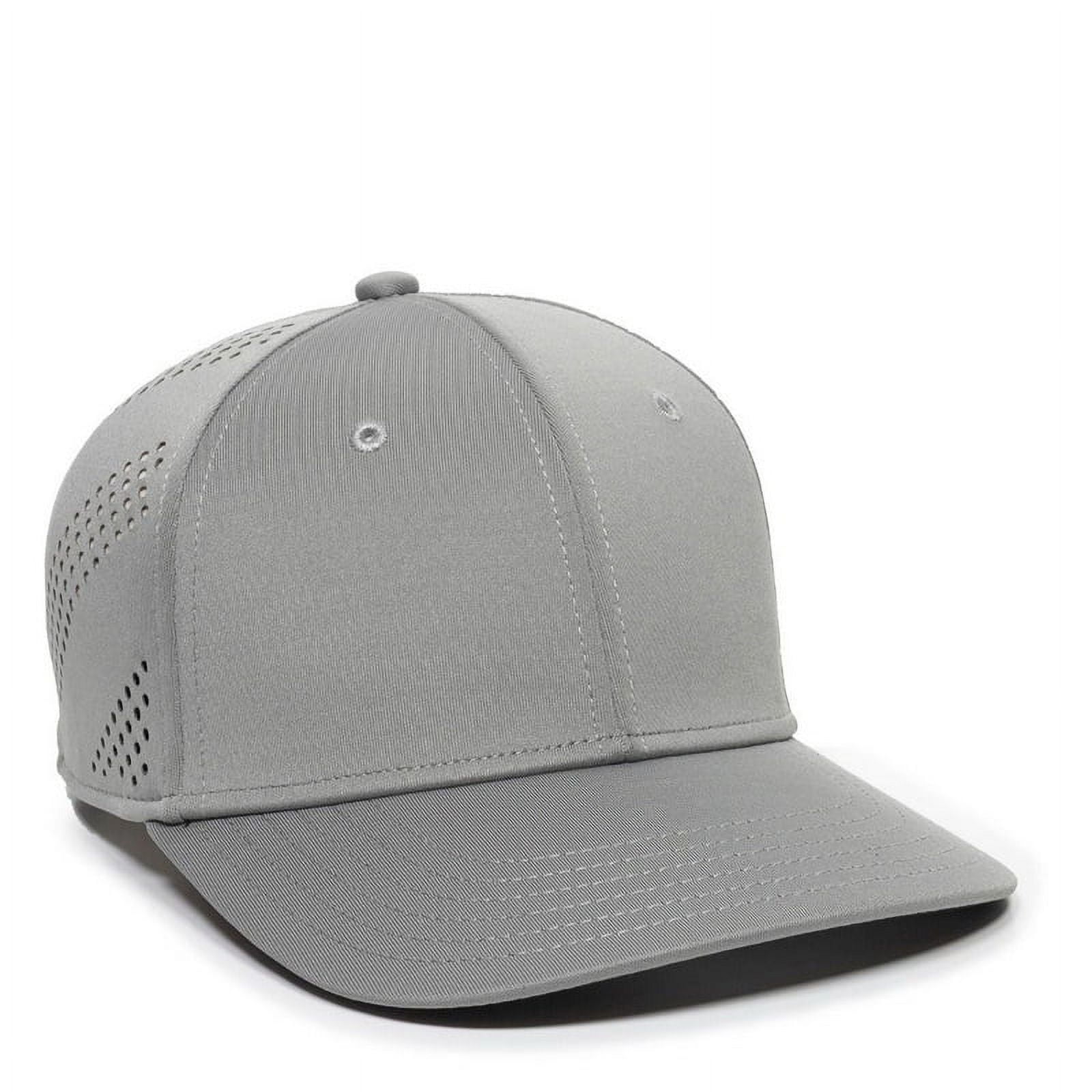 OC Sports AIR25 Flexible Fitting Cap - Light Gray - Walmart.com