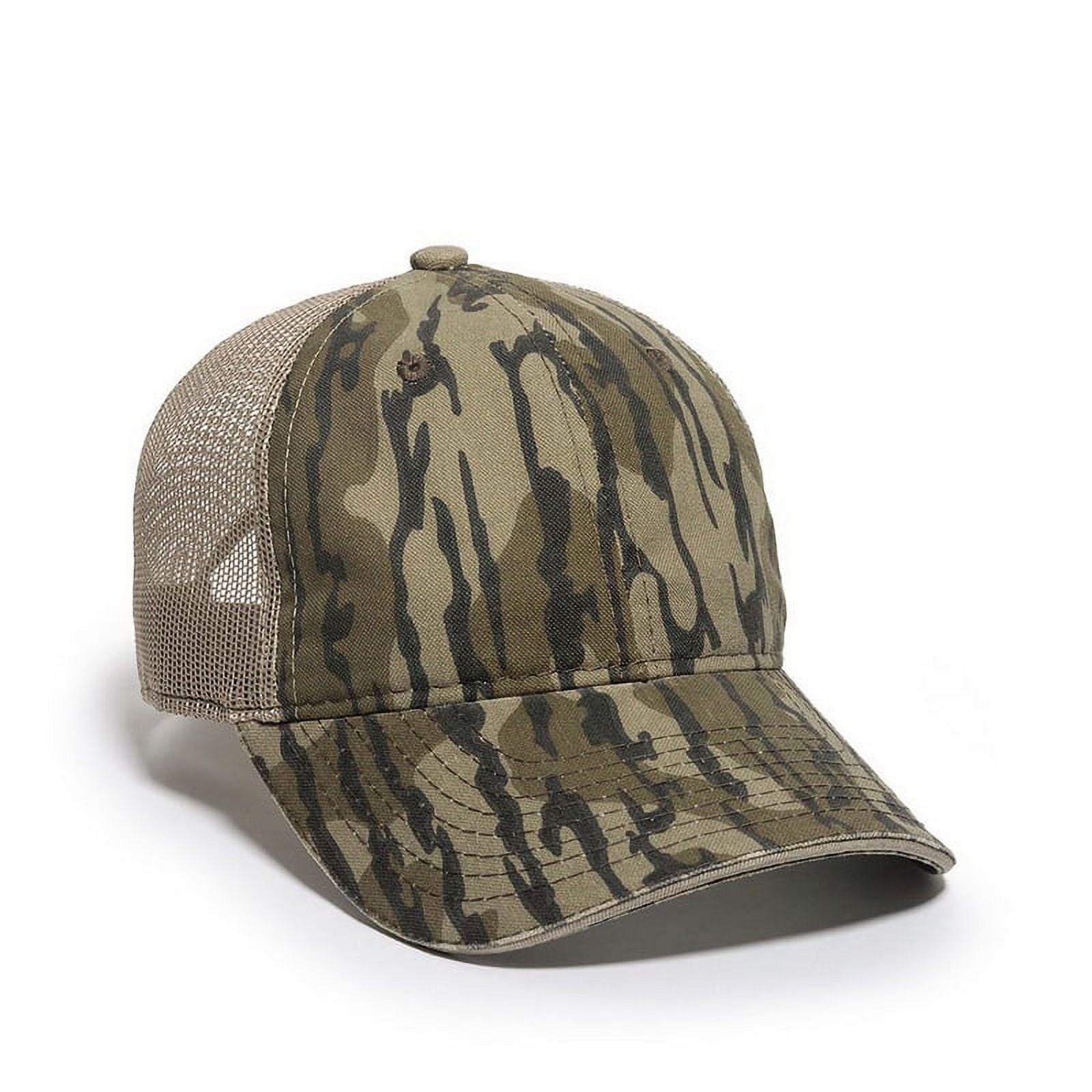 Outdoor Cap CGWM-301 Garment Washed Camo with Mesh-Mossy Oak Original ...