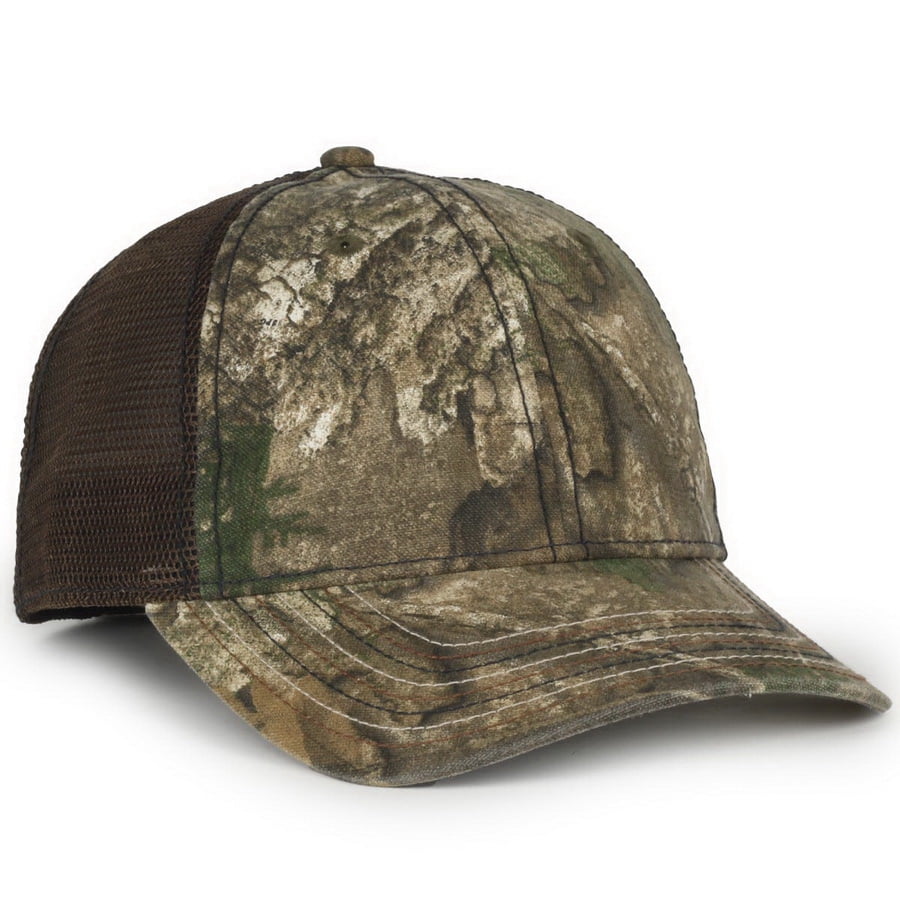 Outdoor Cap CWF-310 Camo with Flag Undervisor Cap-Realtree® APX®/AM ...