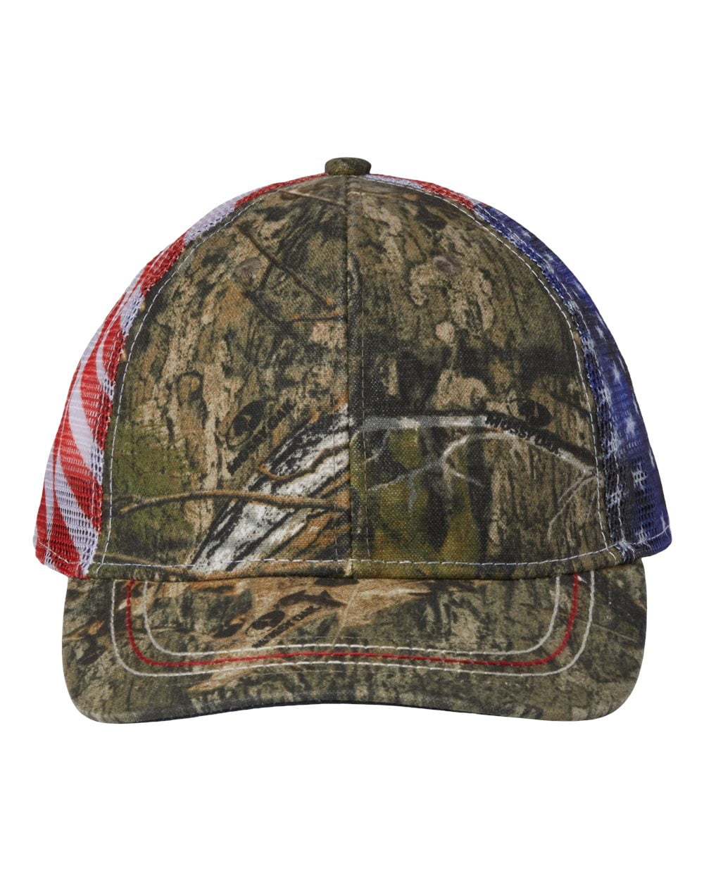 Outdoor Cap Camo with American Flag Mesh Back Cap - Walmart.com